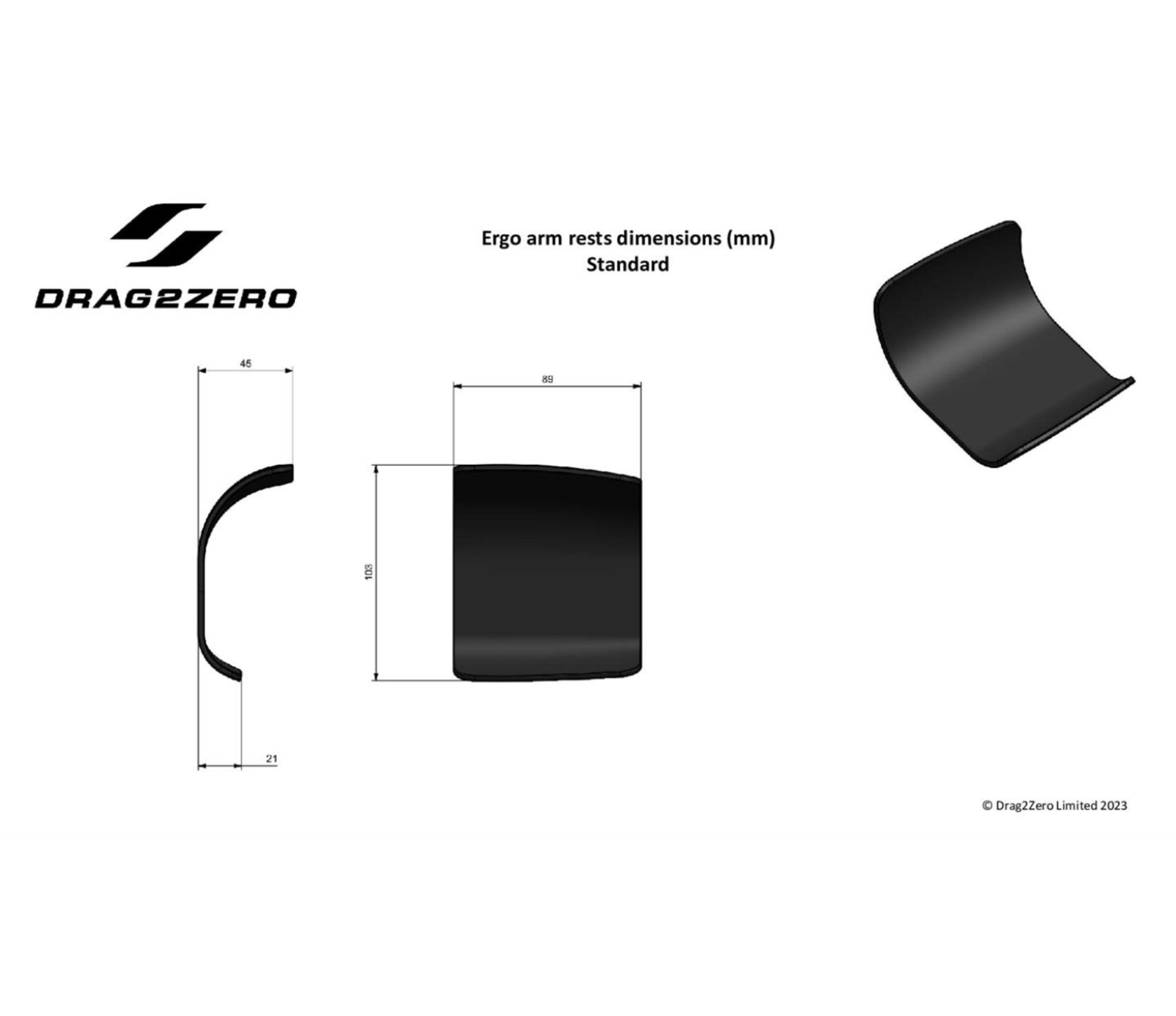 D2Z Ergo Arm Rests – I Ride Bike Shop LLC